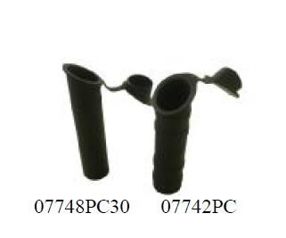 China MARINE BOAT PLASTIC NYLON FISHING ROD HOLDER WITH COVER for sale