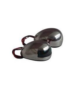 China Marine Boat Yacht Light 12V Stainless Steel LED Bow Navigation Lights One Pair for sale