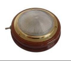 China Dome light Brass on Teak Boat for sale