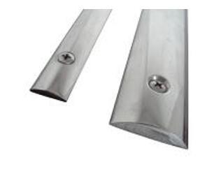 China Precut Hollow Back Stainless Steel Boat Rub Rail Insert for sale