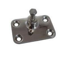 China Side Mount Plate 4 Hole Heavy Duty Marine Grade 316 Stainless Steel - Bimini Top for sale