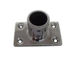 China Boat Hand Rail Fitting-90 Degree Rectangler Base-Marine Stainless Steel for sale
