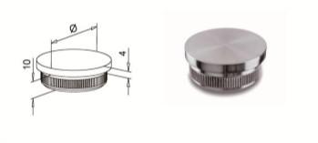 China stainless steel handrail end cap/stainless steel flat end cap that used for building for sale