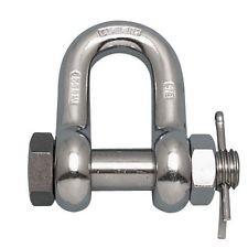 China STAINLESS STEEL 316-NM BOLT CHAIN SHACKLE 3/8
