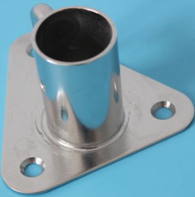 China Marine Stanchion Socket Yacht Stainless Steel for sale