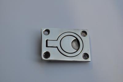 China Boat Stainless Steel Marine Ring Handle Flush Hatch Locker Cabinet Pull Lift for sale