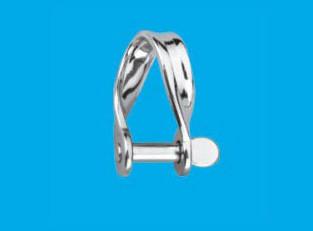 China STAINLESS STEEL TWISTED STAMP SHACKLE for sale