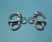 China PAIR OF 316 STAINLESS STEEL SWIVEL SNAP SHACKLE for sale