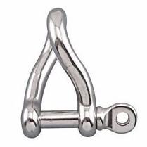 China STAINLESS STEEL 316 TWIST SHACKLE  WITH SCREW PIN ISURE MARINE for sale