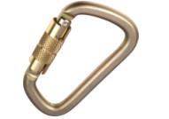 China 30KN Self-Locking Steel Carabiner,full body harness accessories isure marine for sale