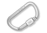 China Fall Protection Strong Tensile Mountain Rock Climbing Steel Screw Locking Carabiner isure marine for sale