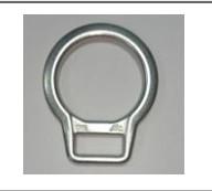 China ANSI Z359.12-09 、CSA Z259.12-11Full body harness accessories D ring Isure Marine for sale