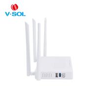 China VSOL GPON EPON Optical Network Unit 4GE 1POTS 2USB For Fixed Network Operator for sale