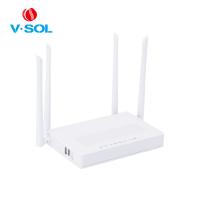 China VSOL GPON EPON Optical Network Unit 4GE 1POTS 2USB For Fixed Network Operator for sale