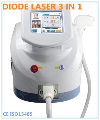 China 10Hz 808nm Diode Laser Hair Removal 23x40mm Big Spot Size 1600W for sale
