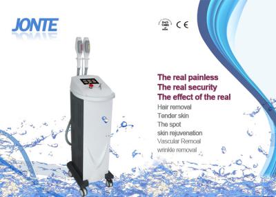 China 2 Handpieces IPL Beauty Machine For Skin Tightening 1 - 10Hz Frequency for sale