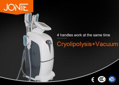 China Vacuum Four Handles Cryolipolysis Fat Freeze Slimming Machine For Weight Loss for sale