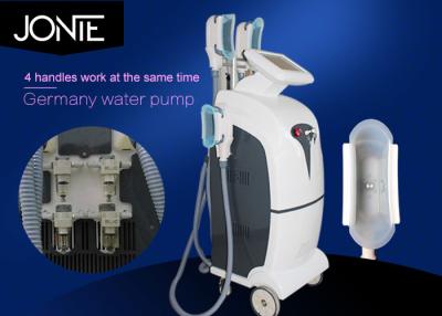 China Vacuum System 4 handles Cryolipolysis Slimming Machine for body sculpting for sale