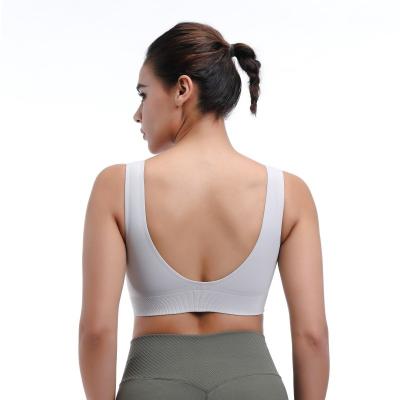 Cina Sustanon sportivo per donne ad alto impatto, senza fili, antiumidità e top per allenamento traspirante in vendita