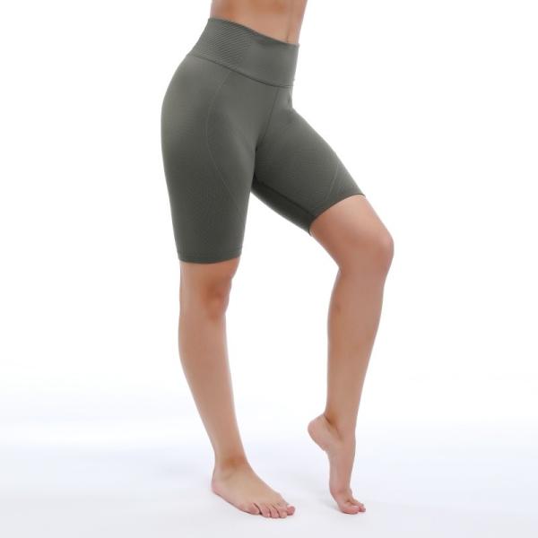 Quality High Waist Yoga Shorts For Women No Side Seams Tummy Control Anti Chafe for sale