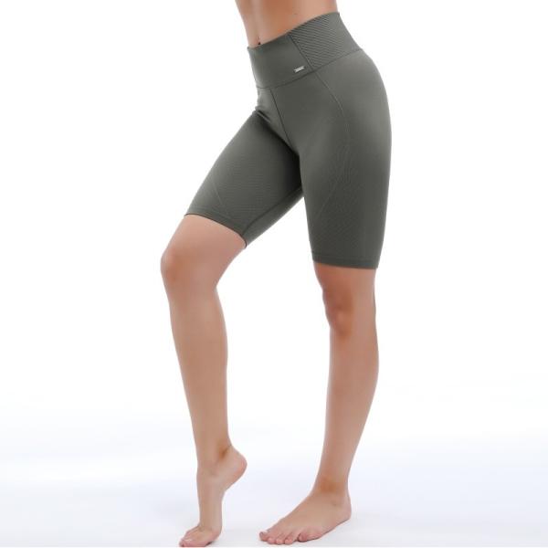 Quality High Waist Yoga Shorts For Women No Side Seams Tummy Control Anti Chafe for sale