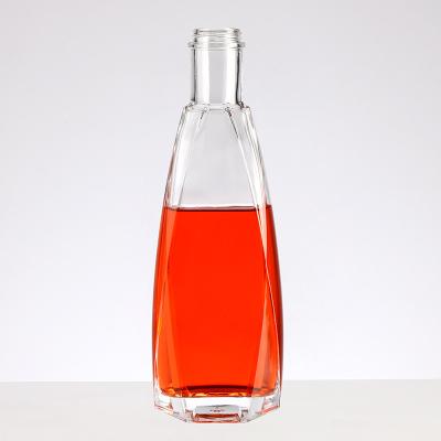 Cina 250 ml 500 ml 700 ml 750 ml bottiglia di liquore di vetro per vodka whisky gin spirit rum tequila in vendita