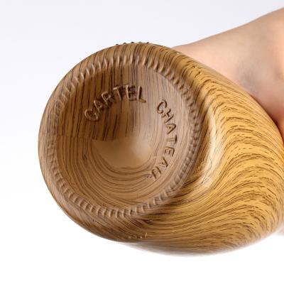 Cina Dimensioni personalizzate accettate 750ml/350ml Bottiglia di vetro a modello di legno per birra Acqua Champagne in vendita
