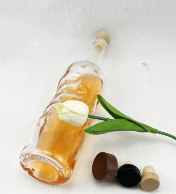 Cina Bottiglia di 750 ml Angel Hand di vino rosso in vetro con sughero in vendita