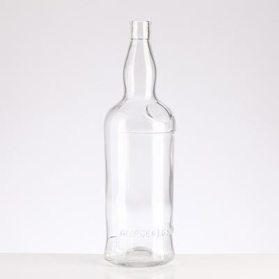 China 750 ml klare Glasflasche für anpassbare Wodka Whisky Deinen Getränkebedarf befriedigen zu verkaufen