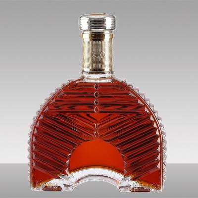 Cina Colore personalizzato Bottiglia in vetro di brandy da 700 ml 750 ml per conoscitori e appassionati di vino in vendita