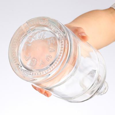 Cina Bottiglia di vodka di vetro vuoto con tappo 200ml 375ml 500ml 750ml in vendita