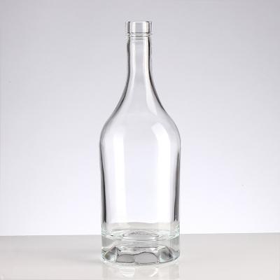 中国 酒のためのガラスボトル 750ml 丸い形 ウォッカ ウィスキー ジン ラム スピリートワイン ボトル 販売のため