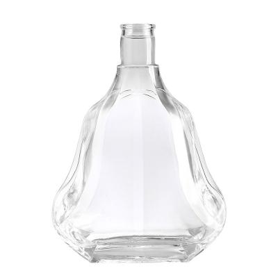 Cina Bottiglia di liquore in cristallo trasparente da 500 ml con logo personalizzato in vendita