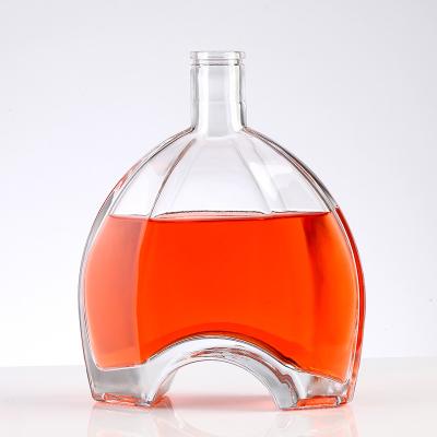 Cina Disegno bottiglie di vetro per liquori e brandy campione fornito liberamente in vendita