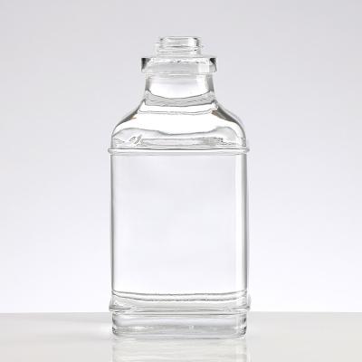 Cina Acceptabile Logo del cliente 750ml Quadrato Rotondo Vetro Bottiglia vuota di vino in colore personalizzato in vendita