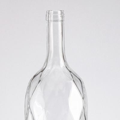 Cina Bottiglia trasparente di vetro industriale da 1 litro per bevande Fine Gin Vino Liquori Spiriti in vendita