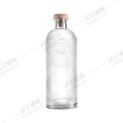 Cina Stampa a vetrina liquore chiaro vodka brandy whisky bottiglie di vino in vetro per bevande in vendita