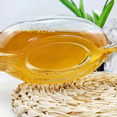 Cina 1000ml Spiriti a forma di zucca Bottiglia in vetro di brandy con tappo chiaro e design unico in vendita