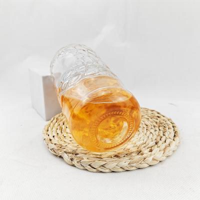 Cina Forma di moda Super Flint Brandy Spirits Vuoto Bianco Liquore Bottiglia di vetro Vodka Square in vendita