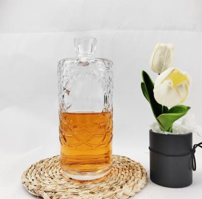 中国 スーパーフリントクリアグラス 塗装ウォッカボトル 750Ml カップ カラー サンプル用のカスタムカラー 販売のため