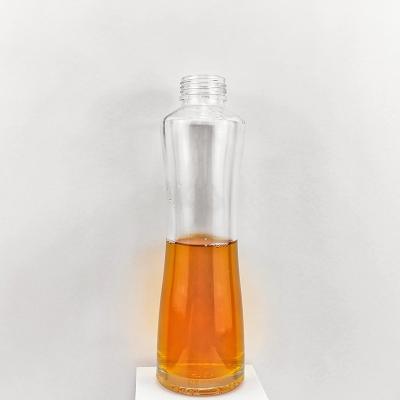 Cina Acid Etch Disegno unico bottiglia di vino in vetro trasparente da 375 ml imballaggio cilindrico irregolare in vendita