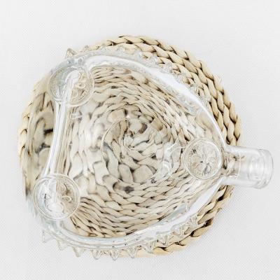 China XO Glass Bottle for Hot Stamping Luxury Empty Crystal Alcohol Bottle 500ml 700ml 750ml for sale