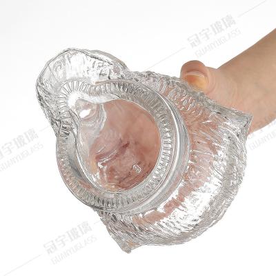 Cina Fornito liberamente 350ml 500ml 25oz 750ml bottiglia di vino di vetro lussuoso con tipo di sigillo di sughero in vendita