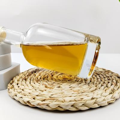 Cina Bottiglia di bevande in vetro 700 ml 750 ml 1 litro di rum nordico vuoto whisky vodka spirit con sughero in vendita