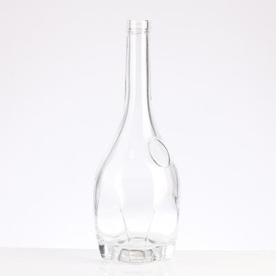 China Liquor personalizado Vodka Gin Whiskey Tequila Botella de vidrio de 750 ml con tapón de goma en venta