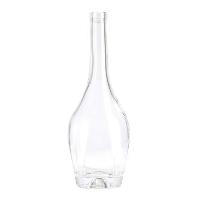 China Liquor personalizado Vodka Gin Whiskey Tequila Botella de vidrio de 750 ml con tapón de goma en venta
