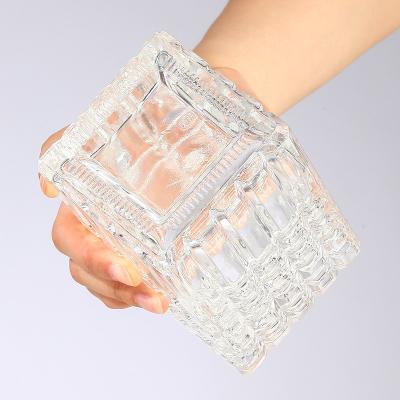 China 500 ml 750 ml heldere glazen fles voor Whisky Brandy Vodka High End Luxe Cork Sealing Te koop