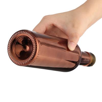 Cina Liquore 375ml 500ml 750ml 1000ml Bottiglia in vetro di vino Rotonda a forma quadrata in vendita