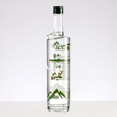 Cina 250 ml 500 ml 750 ml 1000 ml di vetro verde scuro quadrato Bottiglia di olio d'oliva con timbro a caldo in vendita