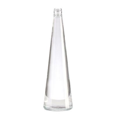 China Luxury Glass Bottle for Spirits Brandy Custom Empty Clear 375ml 500ml 750ml 15000ml for sale